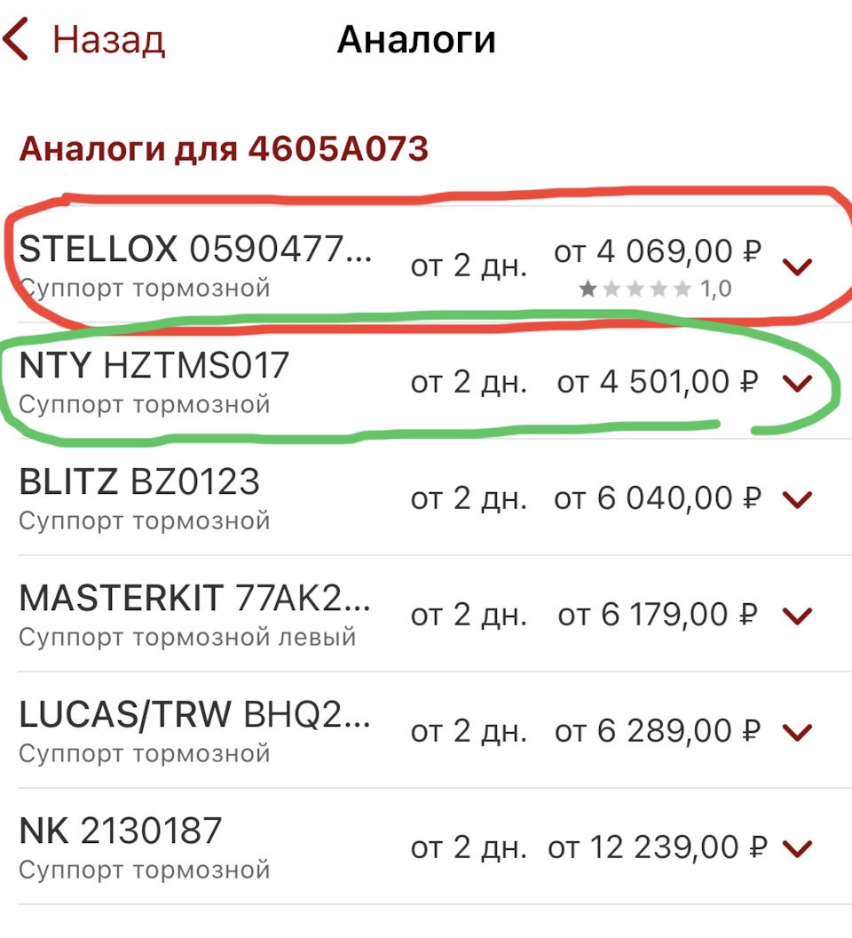 4605A073 Тормозной суппорт (восстановленный) Mitsubishi | Запчасти на ...