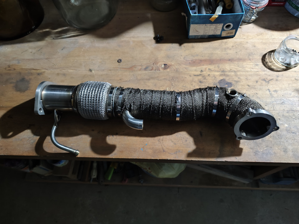 Downpipe — KIA Pro_Ceed GT, 1,6 л, 2014 года | тюнинг | DRIVE2