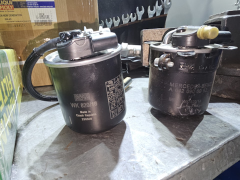 A6420906052 Фильтр топливный Mercedes | Запчасти на DRIVE2