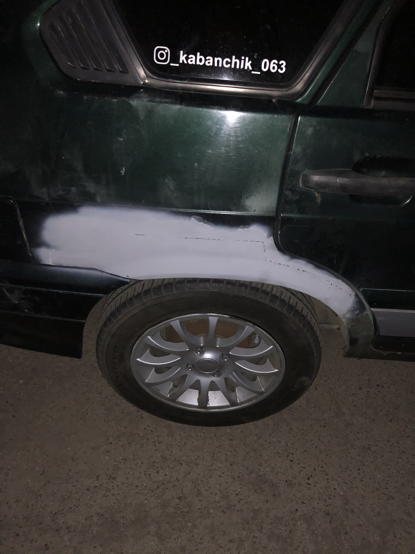 Переварка задних арок и замена крыльев — Lada 2114, 1,5 л, 2004 года ...