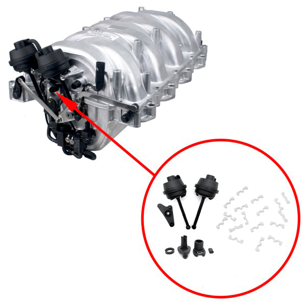 Полный ремкомплект впускного коллектора Mercedes-Benz M273 — Repairkit ...