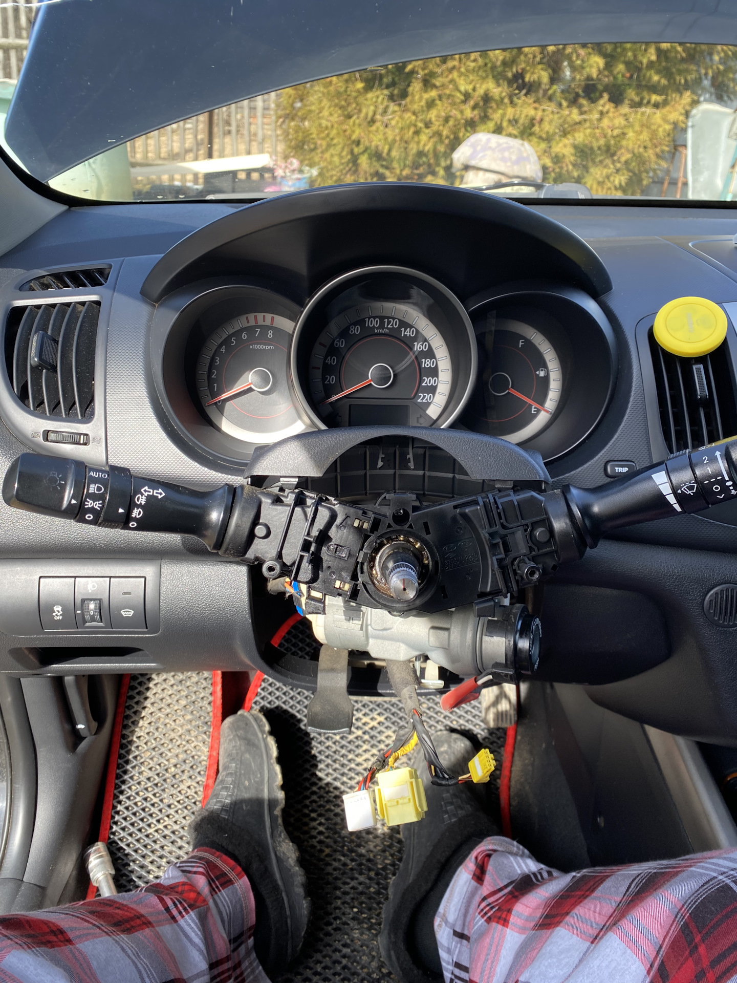 Подрулевая «улитка» — KIA Cerato (2G), 1,6 л, 2009 года | своими руками ...