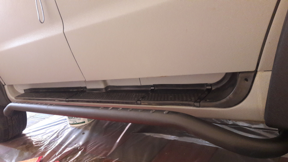 Защита порогов. — УАЗ Patriot, 2,7 л, 2007 года | своими руками | DRIVE2