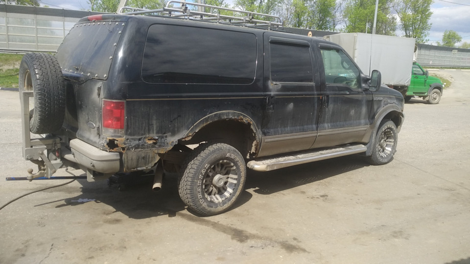 Начало! Ремонт рамы, кузова и покраска. — Ford Excursion, 6,8 л, 2002 ...