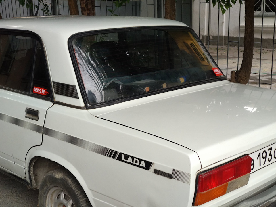 Вот и до меня дошли наклейки — Lada 2107 1 5 л 1992 года другое