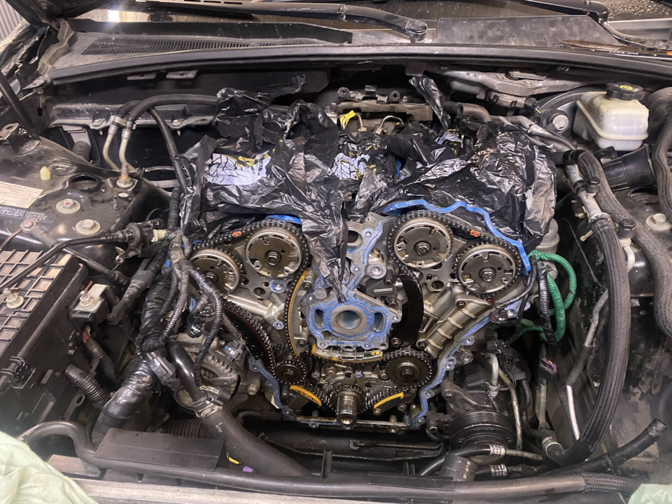 Замена цепей — Cadillac CTS (2G), 3,6 л, 2011 года | своими руками | DRIVE2