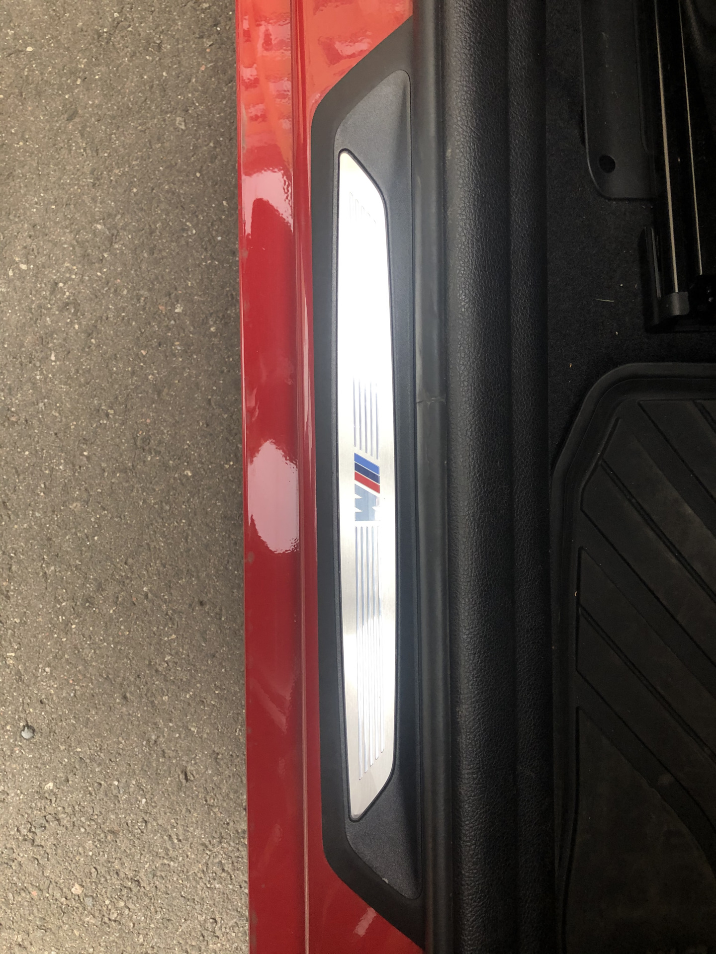 Накладки порога в M-стиле — BMW 1 series (F20), 1,5 л, 2015 года ...