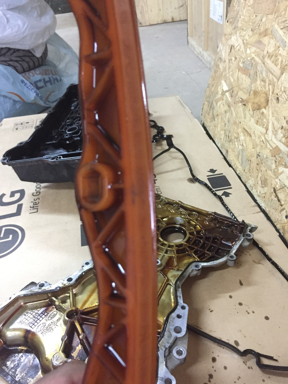 Удаление блока балансировочных валов часть 1 — KIA Sorento (2G), 2,4 л ...