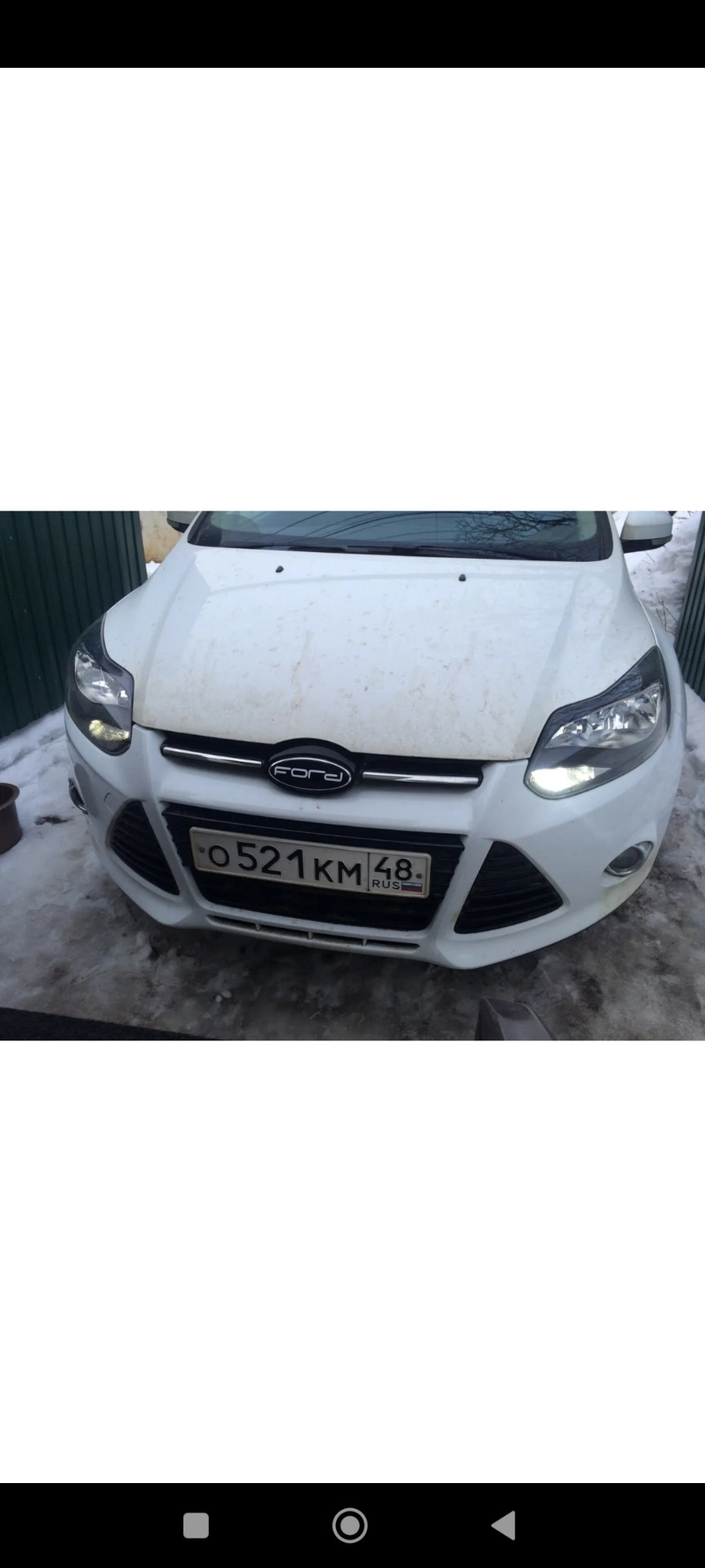 Дхо в фары где поворотник — Ford Focus Hatchback III, 1,6 л, 2011 года ...