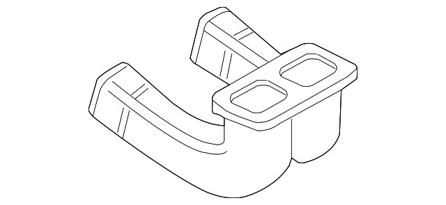 7P0819870 Воздушный канал VAG | Запчасти на DRIVE2
