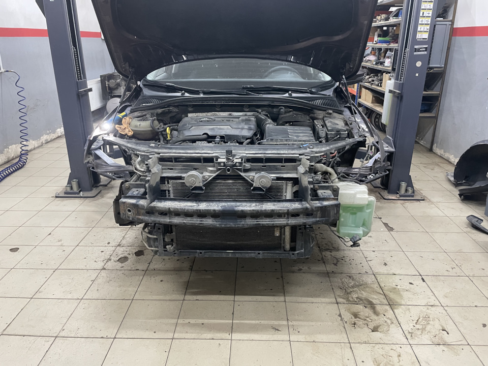 Сезонная мойка радиаторов — Skoda Octavia A7 Mk3 1 8 л 2013 года