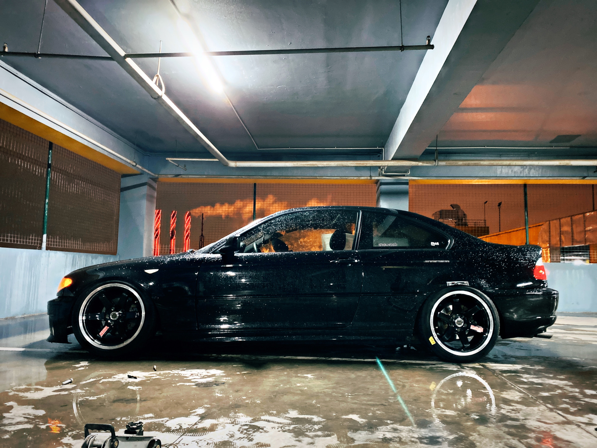 Volk Racing TE37 — BMW 3 series Coupe (E46), 2 л, 2003 года | шины | DRIVE2