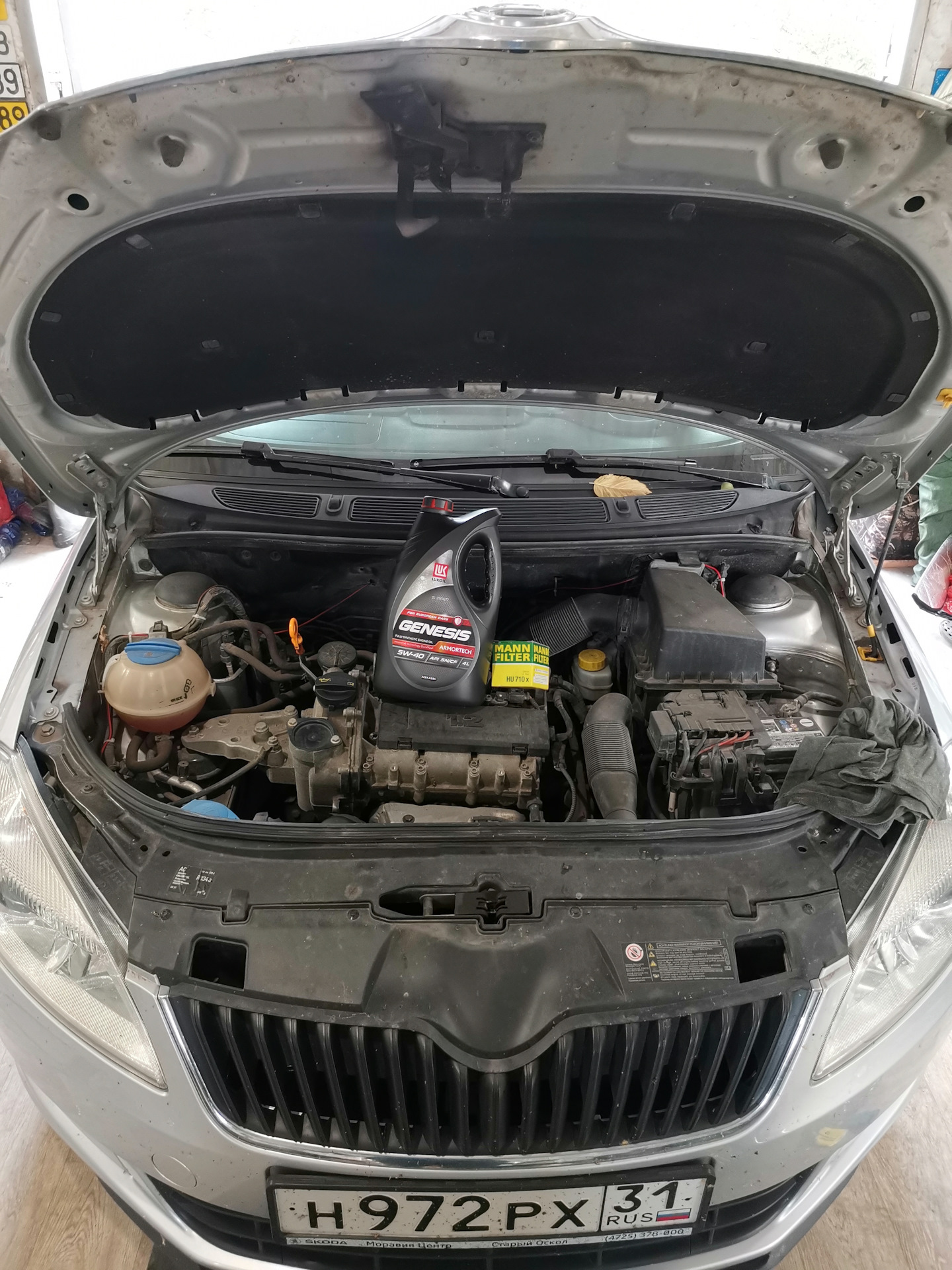 ТО-15 (145419 км.) — Skoda Fabia Mk2, 1,2 л, 2013 года | плановое ТО ...