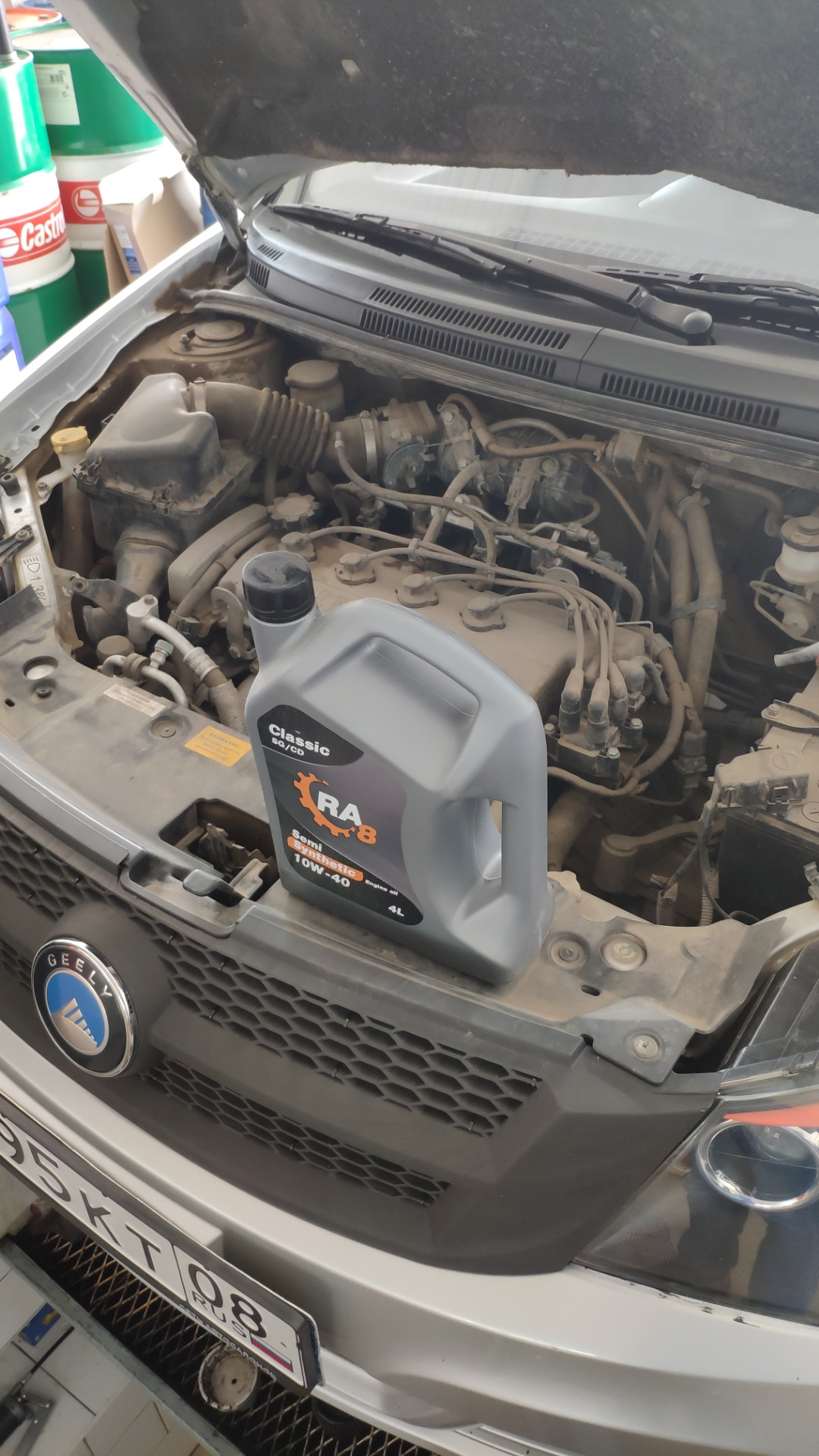 ТО-7. Замена масла RA-8 — Geely GC6, 1,5 л, 2014 года | плановое ТО | DRIVE2