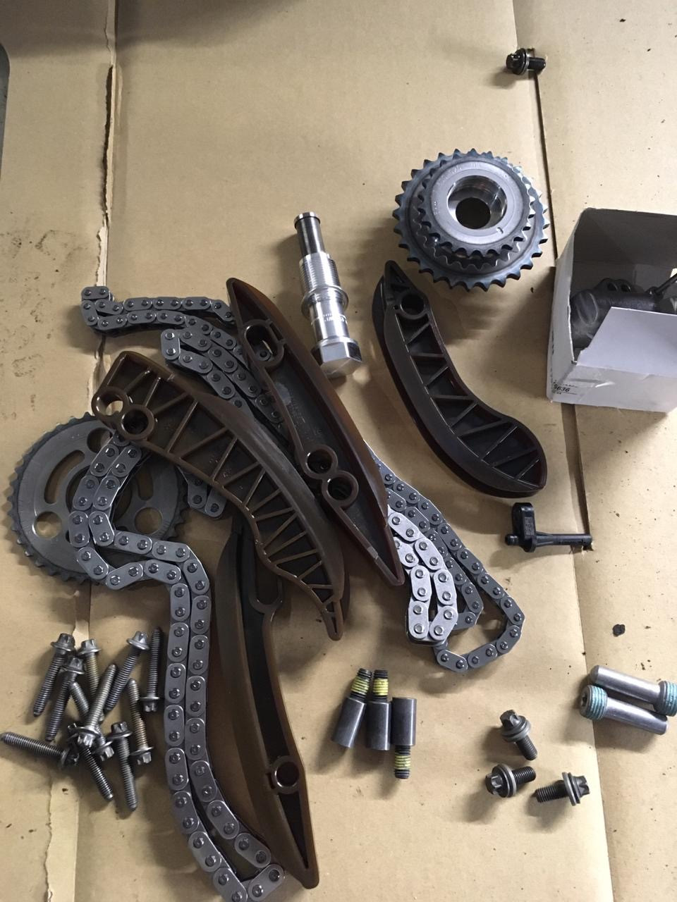 Замена цепей на N57 — BMW 5 series (F10), 3 л, 2010 года | плановое ТО ...