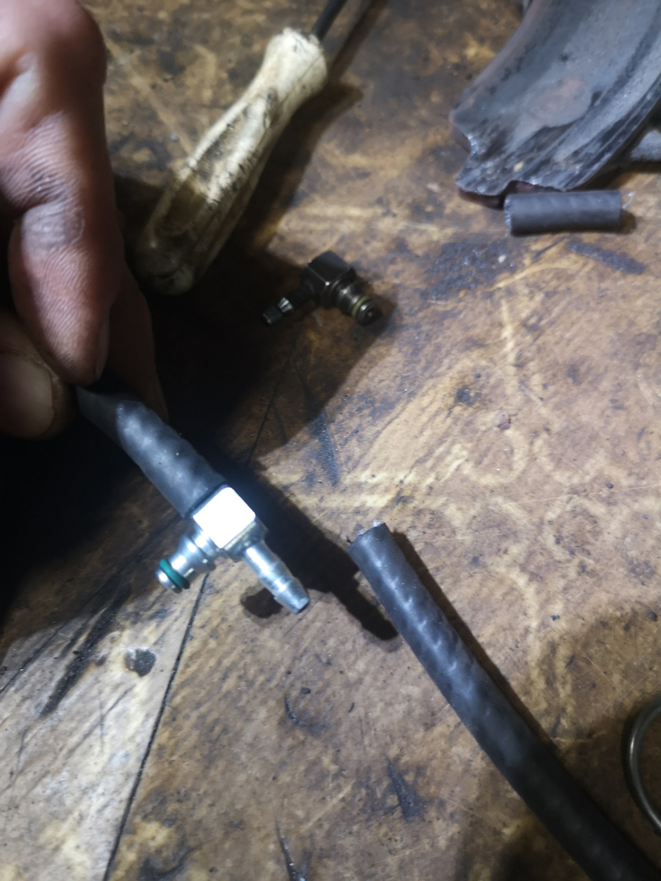 Магистраль обратки Kia Sorento BL — KIA Sorento (1G), 2,5 л, 2007 года ...