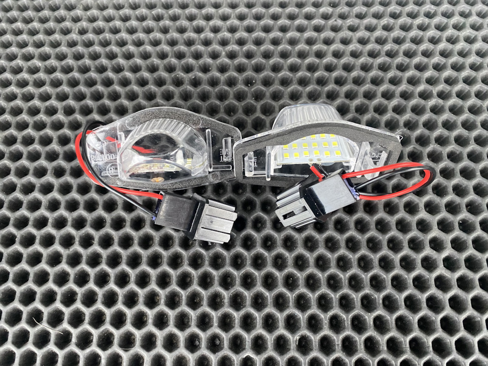Диодная подсветка заднего номера на Honda Airwave, Fit — Honda Airwave ...