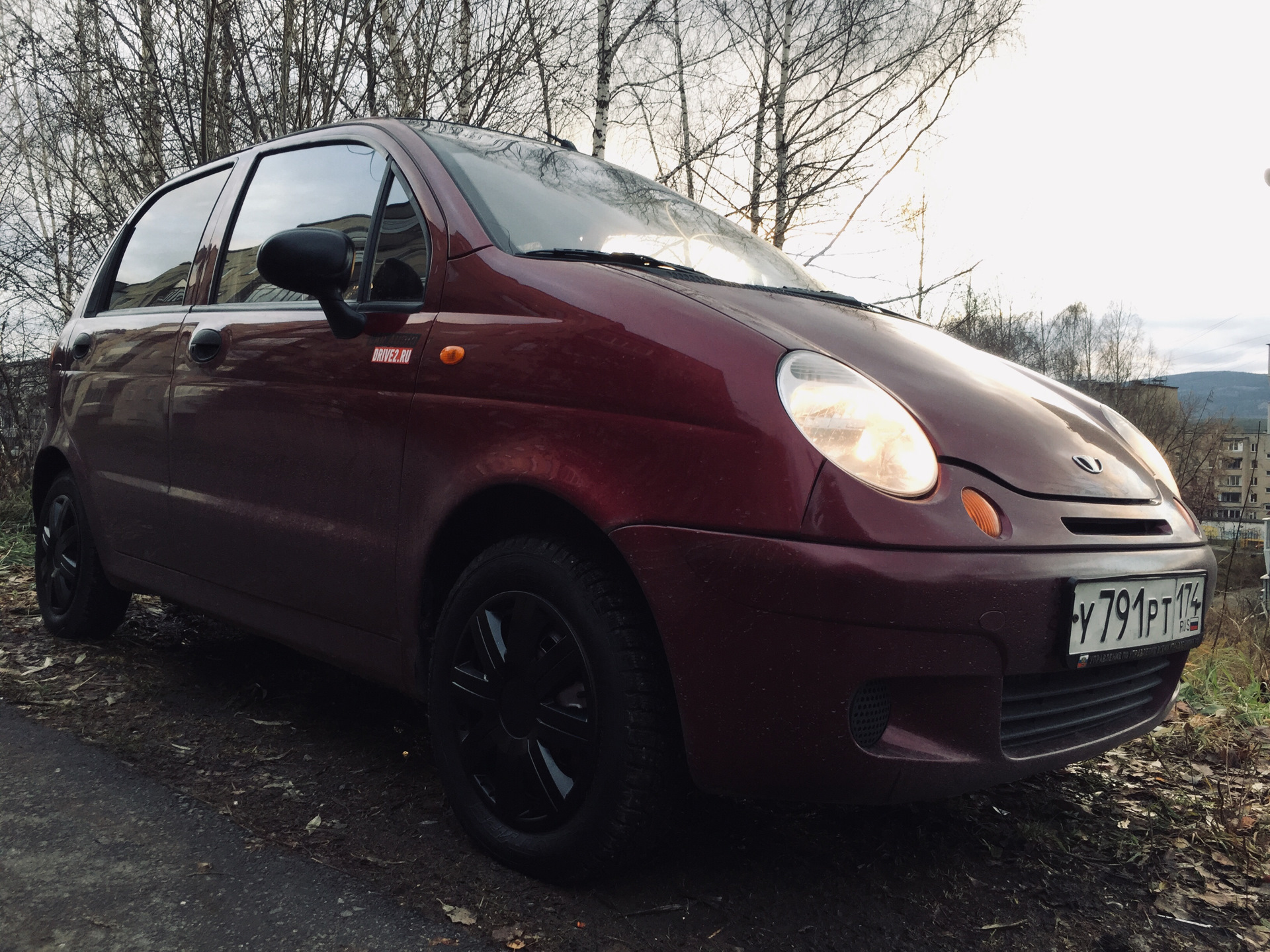 ️ теперь чёрные колёсики — Daewoo Matiz (M100/M150), 0,8 л, 2012 года ...