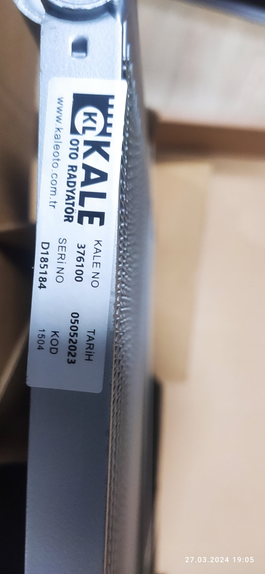 376100 Радиатор кондиционера Volkswagen Passat Kale Oto Radyator ...