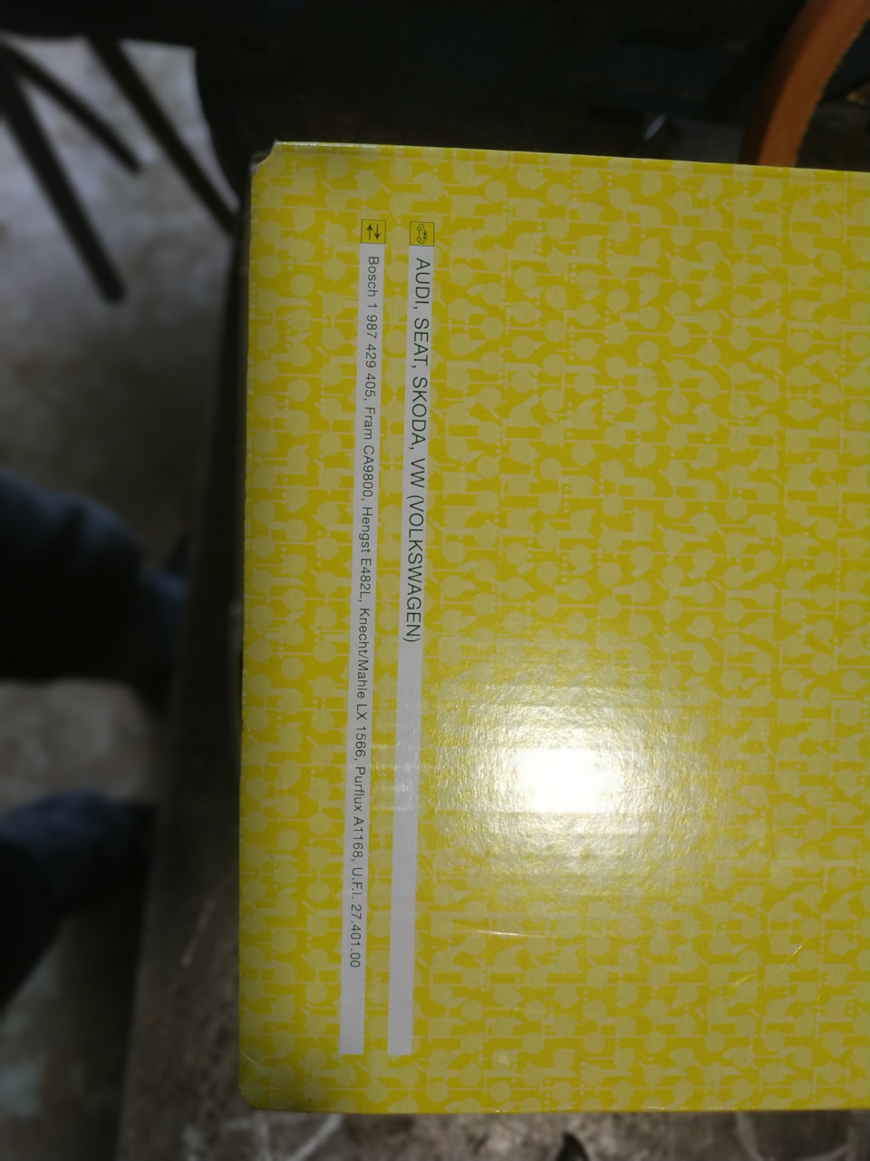 1987429405 Воздушный фильтр BOSCH | Запчасти на DRIVE2