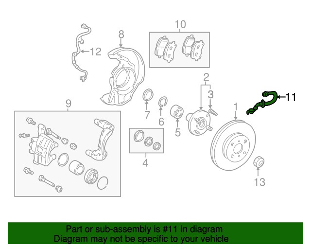 9094702911 Шланг тормозной TOYOTA LEXUS | Запчасти на DRIVE2