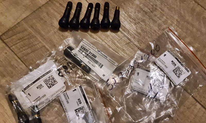 Быстрый обзор вентилей для бескамерных шин Hyundai KIA 5293331300 ...