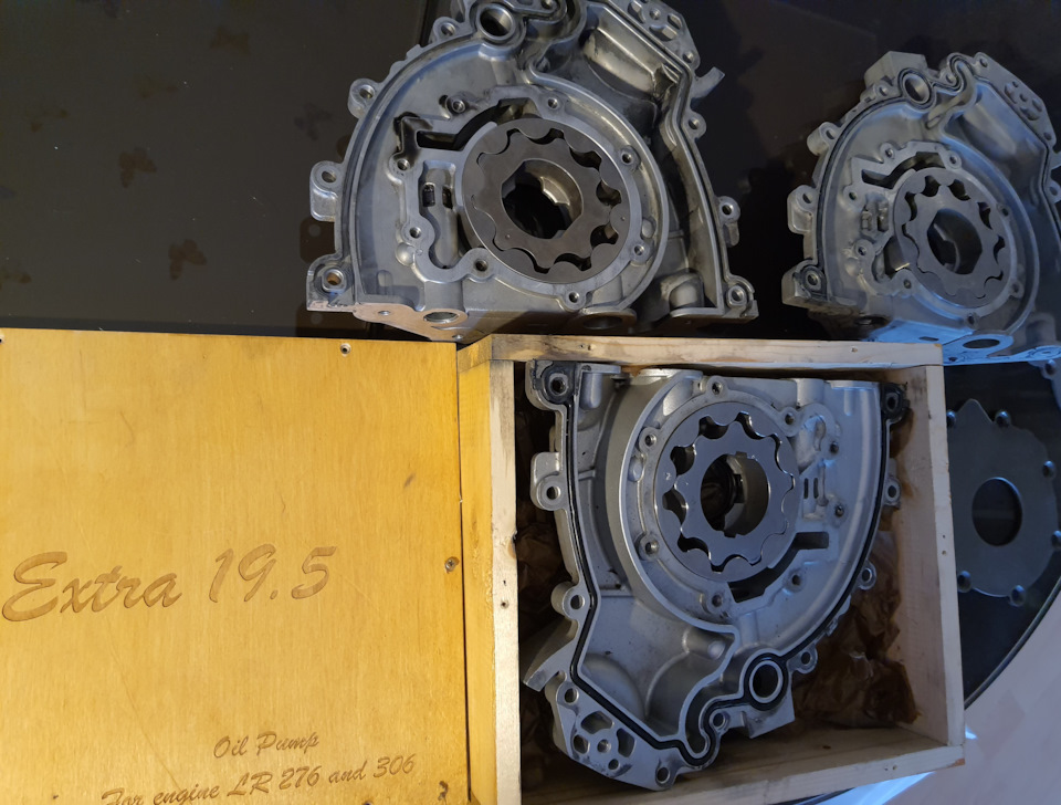 Штатный маслонасос FoMoCo (1001G2) VS маслонасос Экстра 19.5 (Extra 19. ...