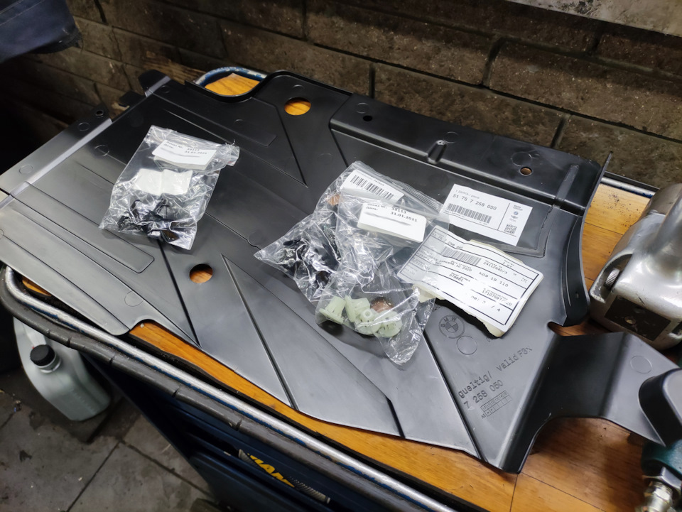 Вернул защиту на своё место — BMW 3 series (F30), 2 л, 2013 года ...