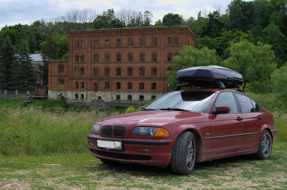Обзавелись багажником и авто боксом — BMW 3 series (E46), 1,9 л, 1999 ...
