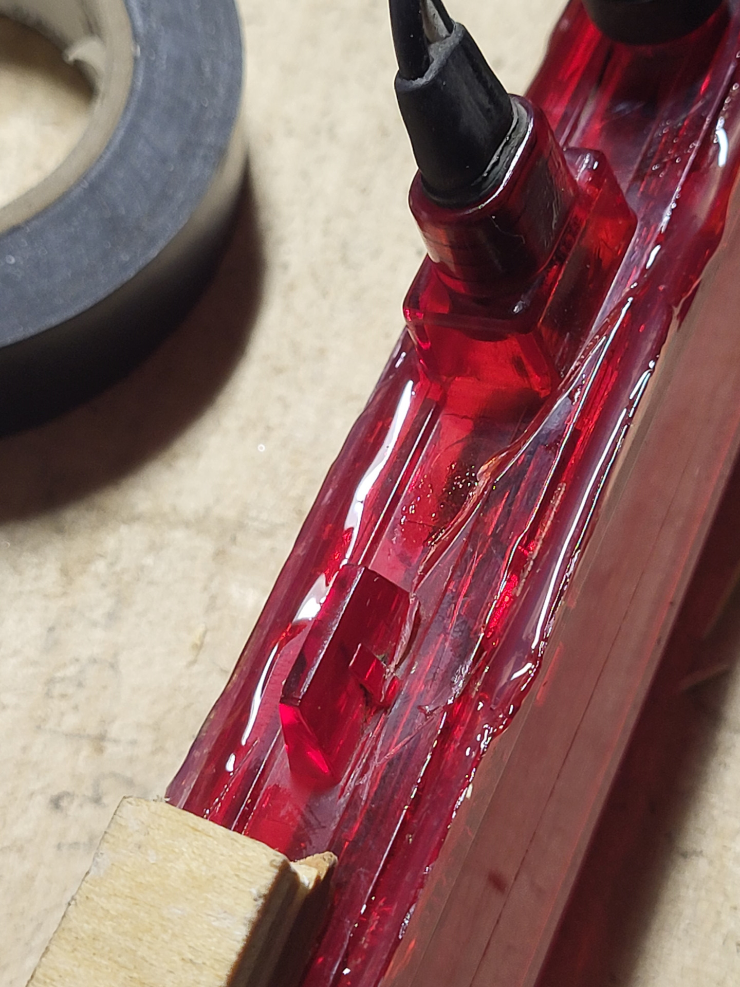 Ремонт стоп сигнала в спойлере — Toyota Soarer (3G), 2,5 л, 1994 года ...