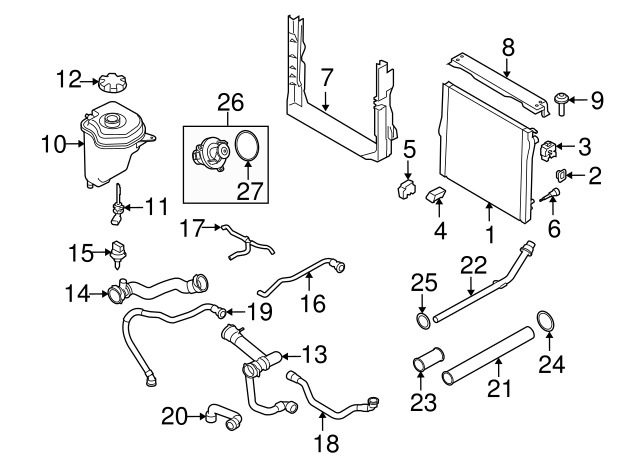 17127536236 Вентиляционная труба BMW | Запчасти на DRIVE2