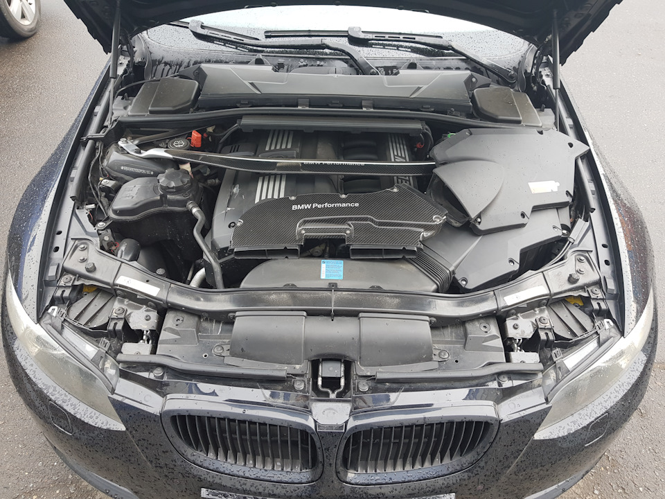 Сист.воздухозаборника и Растяжка карбон BMW Performance — BMW 3 series ...