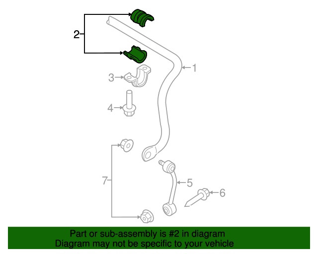 7L0511413D Резиновая подушка VAG | Запчасти на DRIVE2