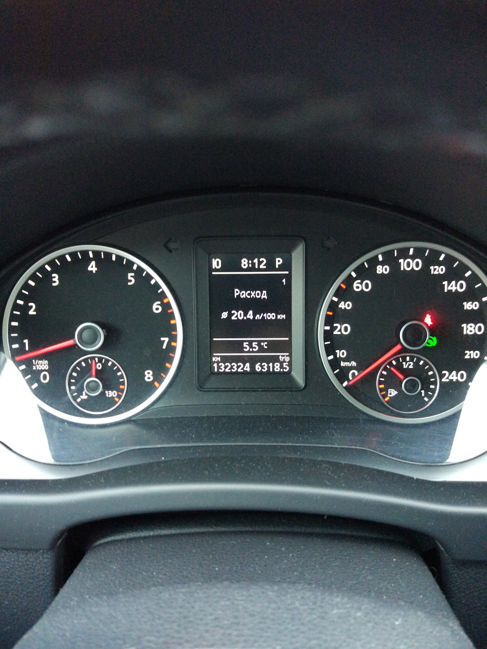 Расход — Volkswagen Tiguan (1G), 2 л, 2011 года | наблюдение | DRIVE2