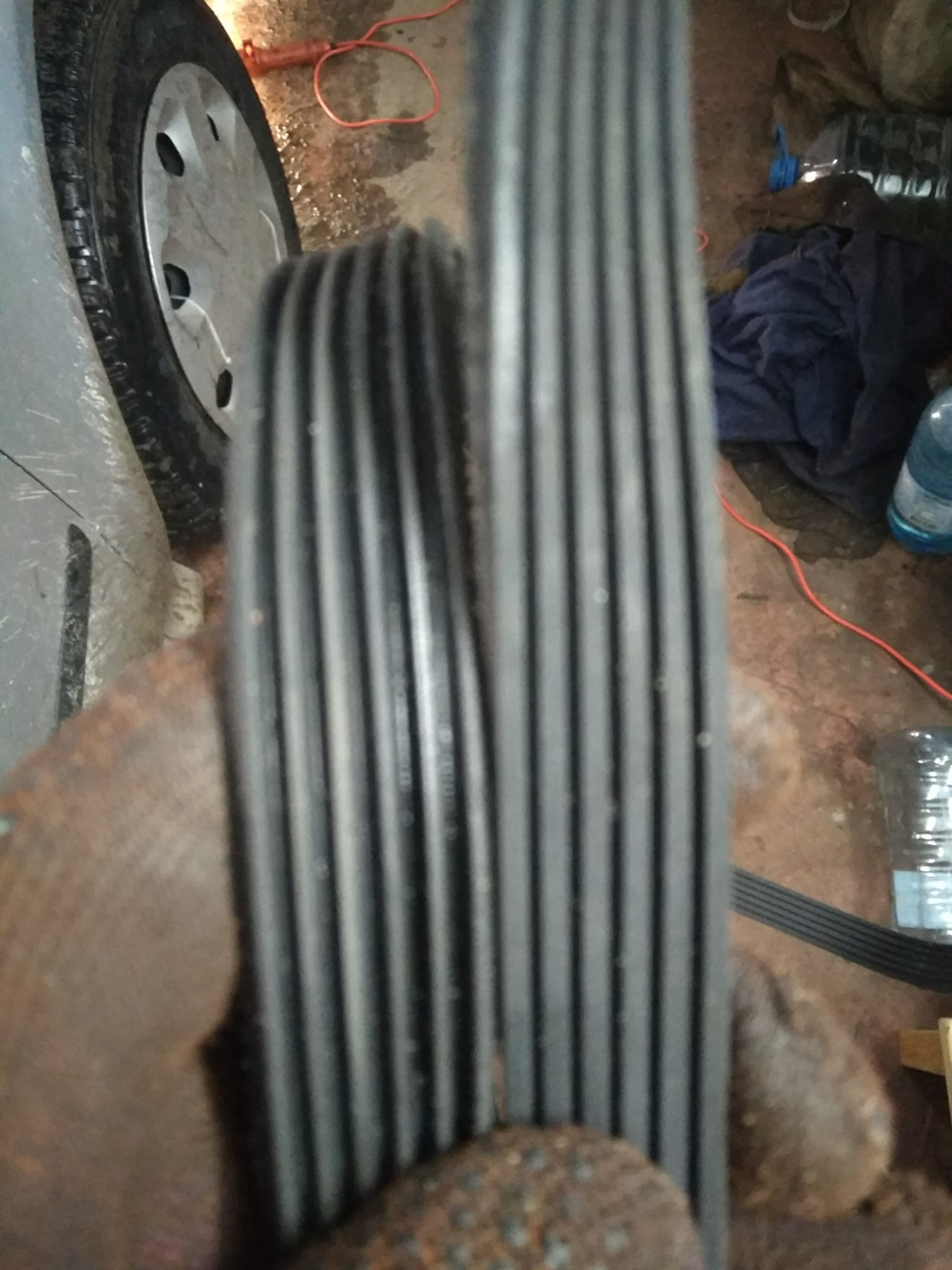 Поменял поликлиновый ремень. Весна 2 — Skoda Octavia A4 Mk1, 1,9 л ...