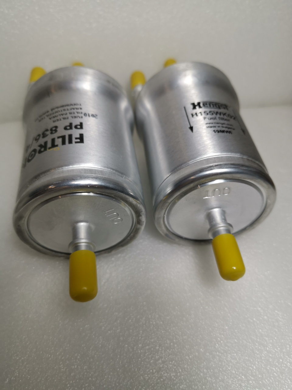 Сравнение фильтра FILTRON с HENGST — Volkswagen Polo Sedan, 1,6 л, 2018 ...