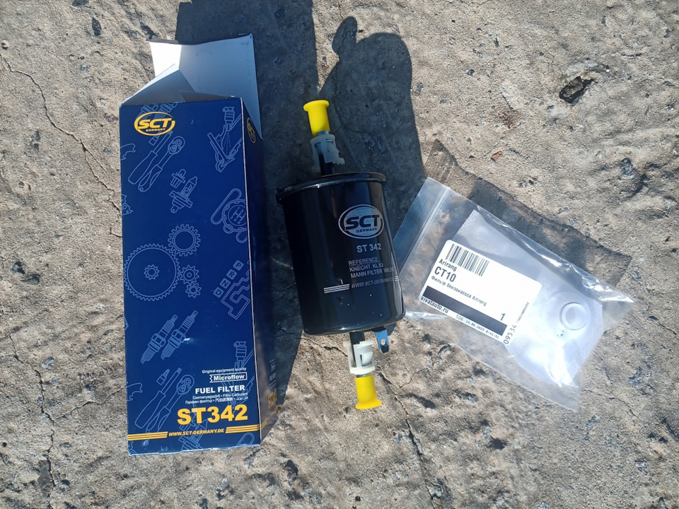 Замена топливных фильтров — Chevrolet Lacetti 5D, 1,4 л, 2007 года ...