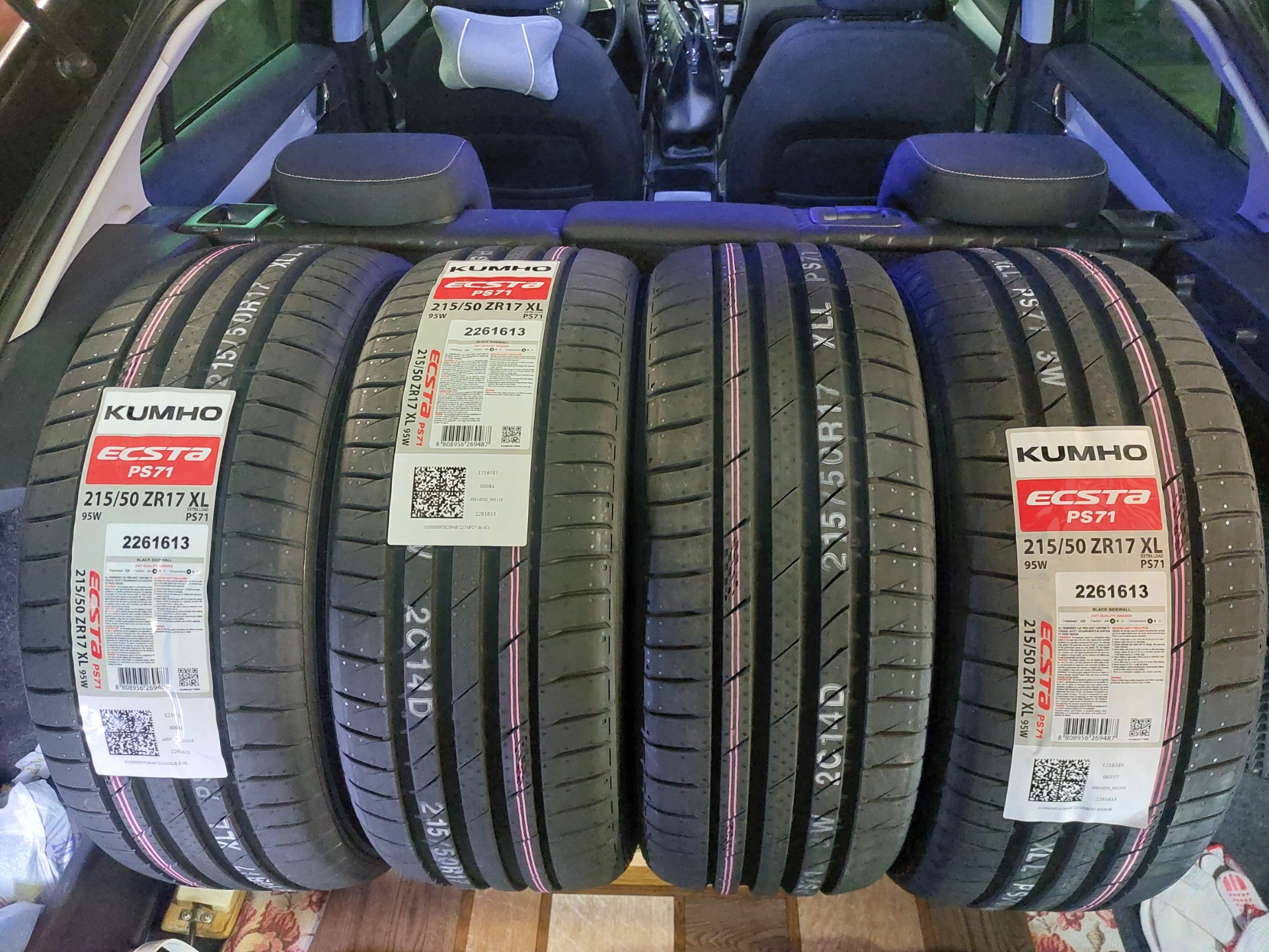 Новые летние кросовки Kumho Ecsta PS71 — Skoda Octavia A7 Mk3, 1,4 л, 2013 года | шины | DRIVE2