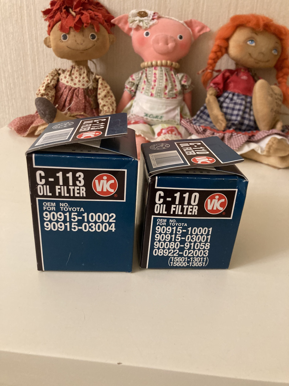 Масляный фильтр Vic 110 vs Vic 113 — Toyota RAV4 (III), 2 л, 2010 года | запчасти | DRIVE2