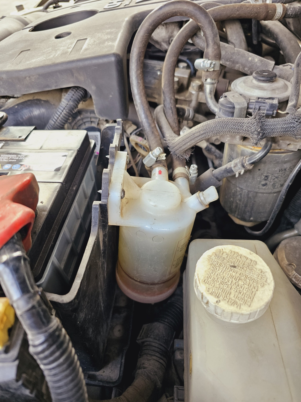 80 000км с сепаратором 3192066200 — Mitsubishi Pajero (4G), 3,2 л, 2008 ...