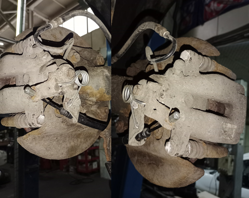 7H0615295A Пружина левая суппорта тормозного VAG | Запчасти на DRIVE2