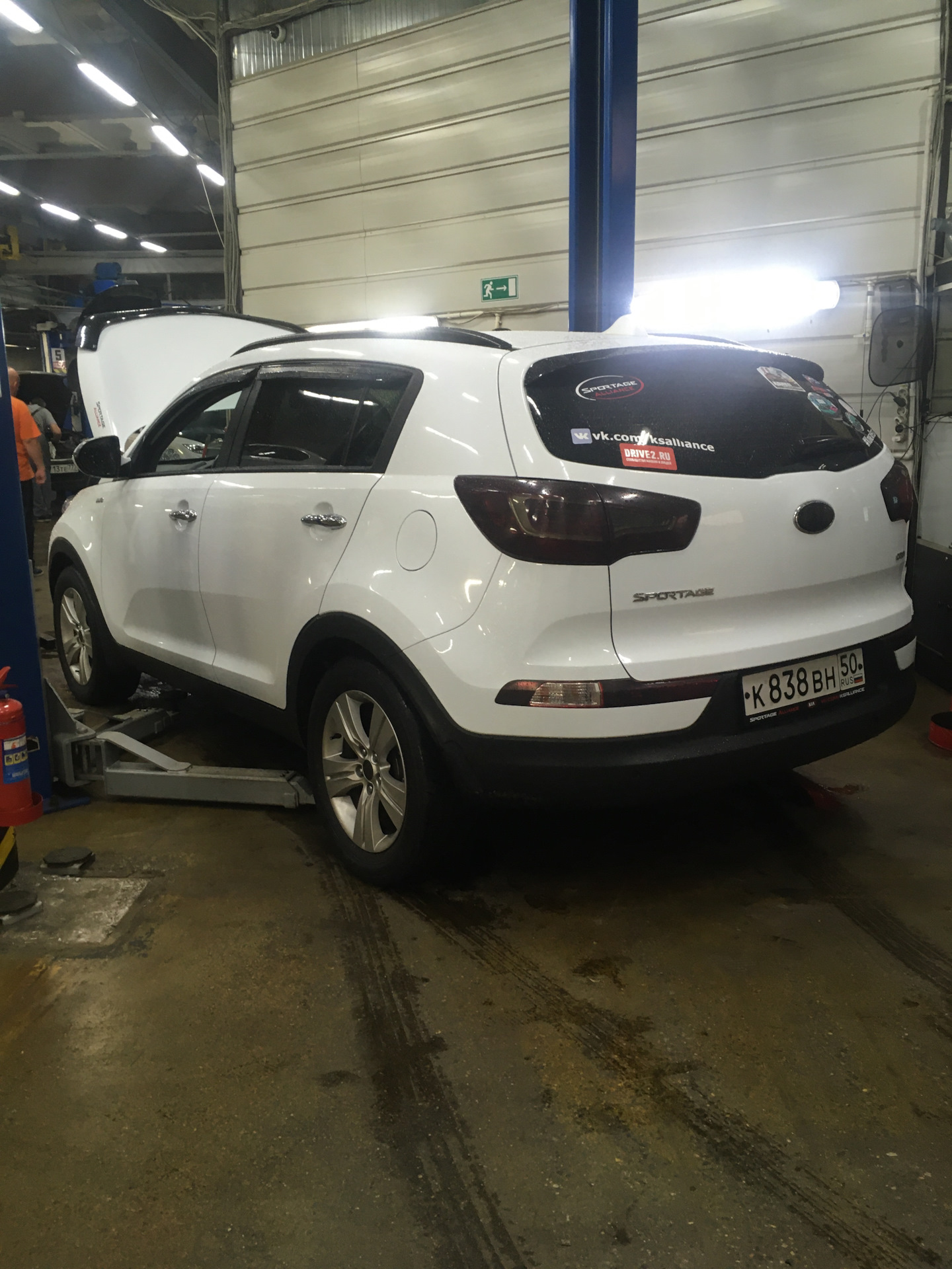 Замена датчика положения коленвала (ДПКВ). Часть 1 — KIA Sportage (3G ...
