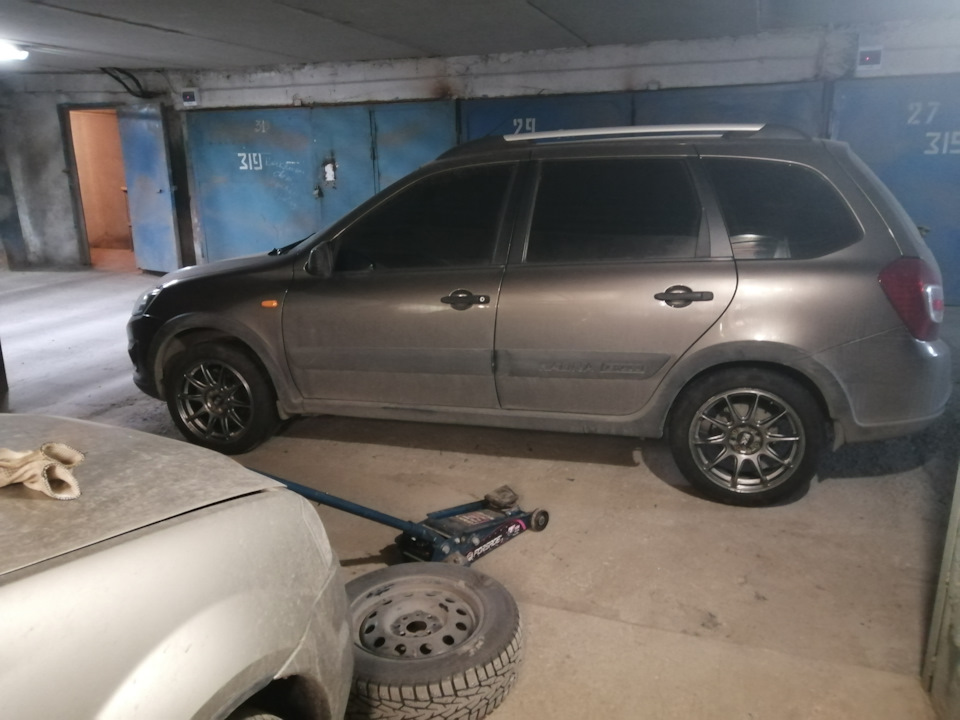 Колеса r16 на калину кросс — Lada Kalina Cross, 1,6 л, 2017 года ...