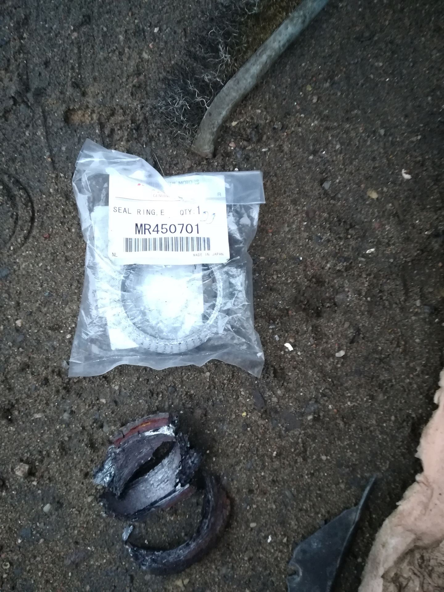 Замена( прокладка глушителя и антифриз) — Mitsubishi Lancer X, 1,6 л ...