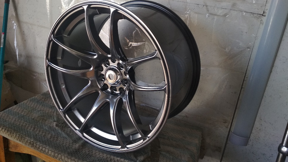 Work Emotion Cr-kiwami 9.5j +30 R18 — Toyota Chaser (100), 2,5 л, 1998 ...