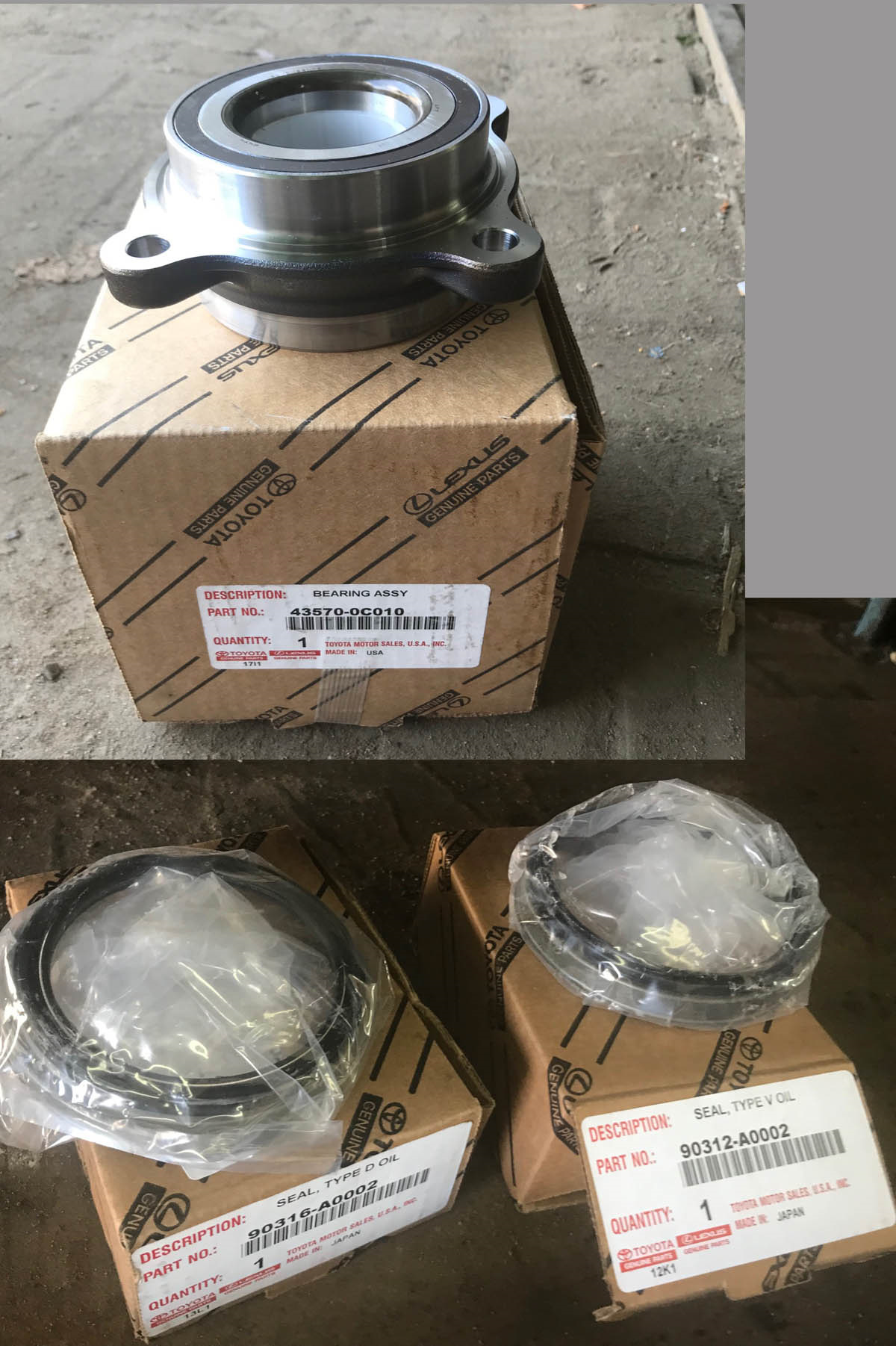 Замена правого ступичного подшипника — Toyota Sequoia (2G), 5,7 л, 2015 ...