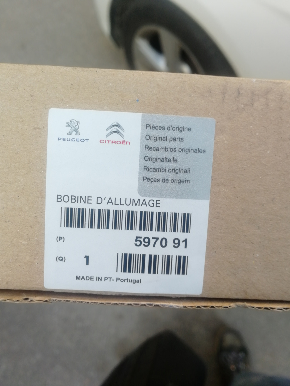 597091 Катушка зажигания PSA C3, C4, 207, 308 1.4-1.6 Peugeot Citroen ...