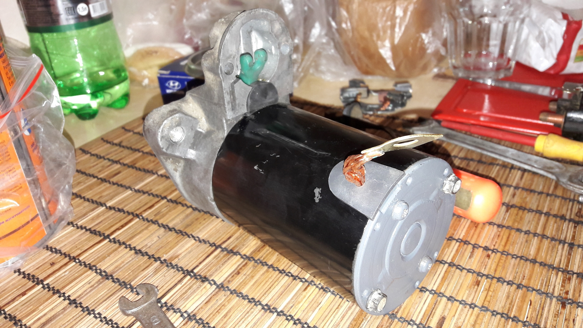 Собираем стартер Valeo 36100-22855 — Hyundai Elantra (3G), 1,6 л, 2008 ...