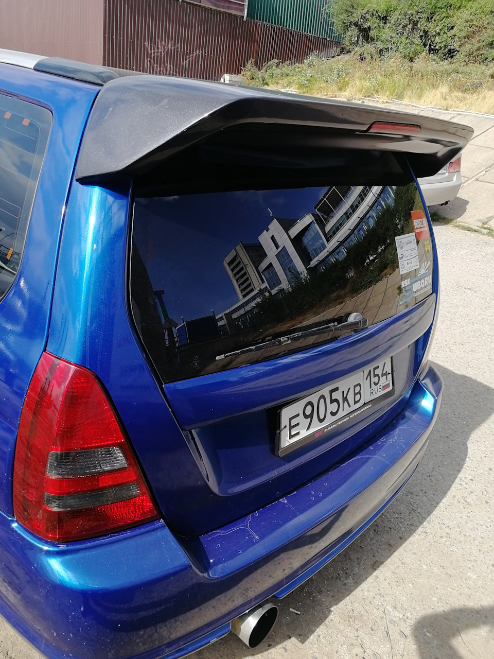 Спойлер syms — Subaru Forester (SG), 2 л, 2002 года | стайлинг | DRIVE2