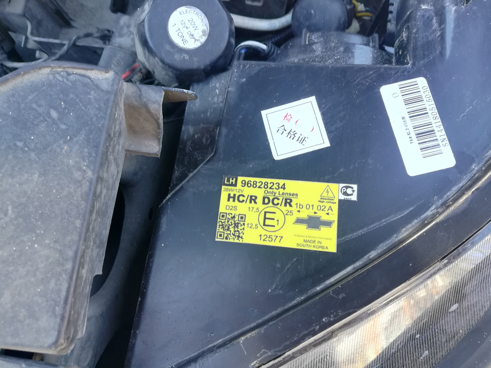 96828234 Фара левая / Chevrolet Cruze 10~ GM | Запчасти на DRIVE2